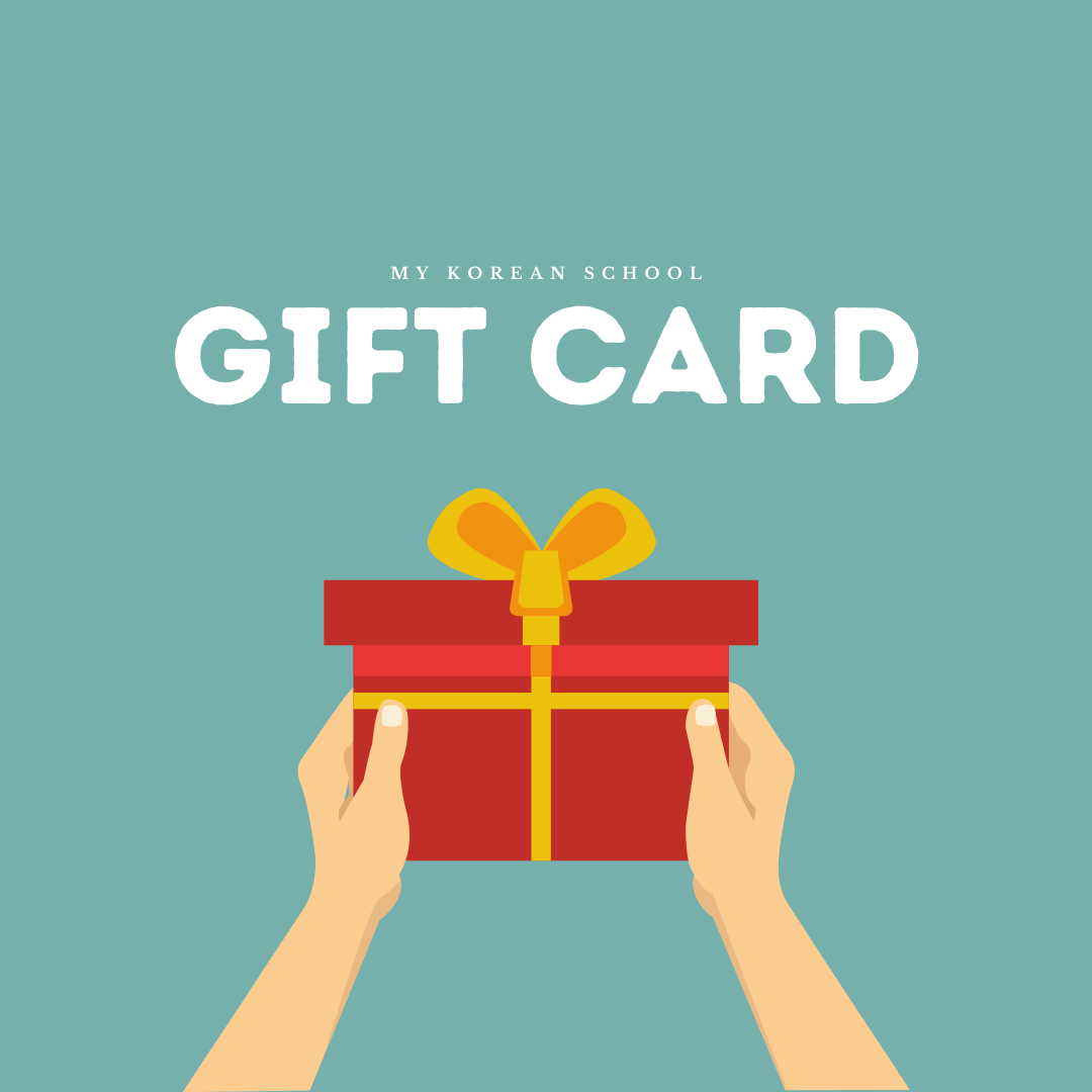 Korean language course gift card - A perfect gift for Kpop lovers!